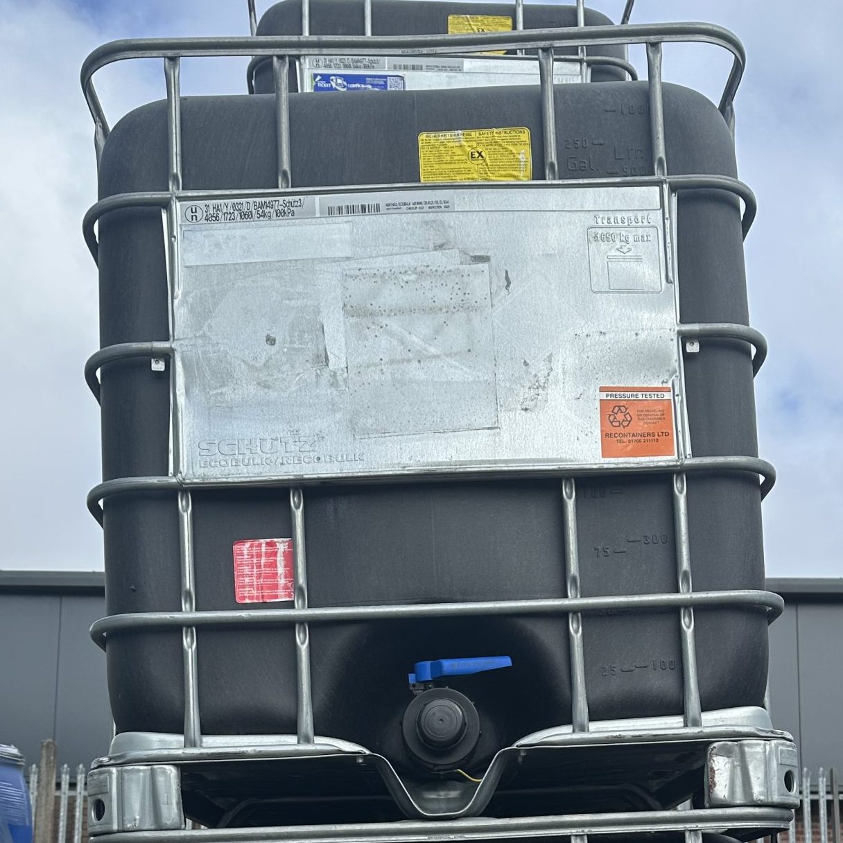 Reconditioned and Rebottled IBCs