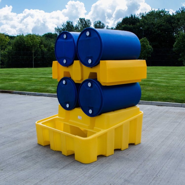 Jonesco Bunded Drum Rack System - Base Unit (Yellow) - SJ-200-003
